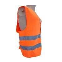China Hi Vis Safety Vest Road Workers Orange Color Vest EN20471 Duty Clothing for sale