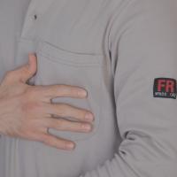 China Premium Fr Protection FRC Light Weight Work Henley Shirt CAT2 FR Treated Shirt for sale