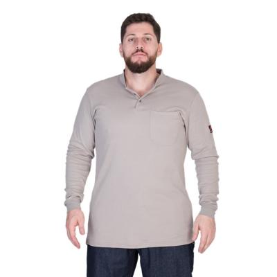 China 100% Cotton 7oz Flame Retardant Workwear Isolate Burning for sale