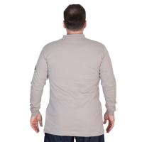China CAT2 Cotton FR Henley Men Flame Resistant Welder'S T Shirt Arc Flash 8.2 Cal for sale