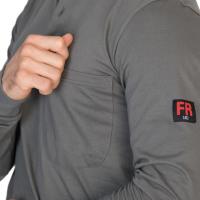 China Mining Work FR Cotton T Shirt For Oil And Gas Industiral Workers NFPA70E for sale