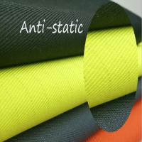 China CVC80/20 Flame Retardant Antistatic Fabric Hi Vis Yelllow Safety FR Fabric for sale