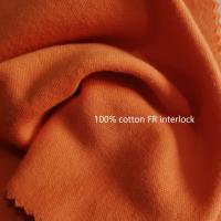 China CFR Fabric Interlock FR Henley Arc Rated Fabric NFPA2112 CAT2 225gsm for sale