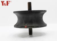 China Flex Bobbin Mounts Anti Vibration Sandwich Rubber Mounts Black for sale