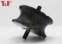 China Black Round Rubber Bobbin Mounts Vibration Resistance Heavy Duty for sale