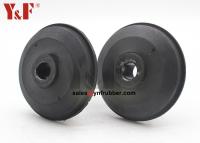 China Black Isolation Rubber Mounts Flanged With High Noise Reduction for sale