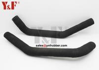 China E320GC Black Excavator Rubber Hose Replacement Radiator Hose UP SGS for sale
