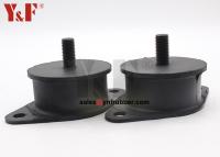 China Industrial Compactor Rubber Mounts Vibration Absorption Black Color for sale