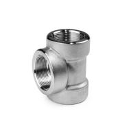 China 304 316 Stainless Steel Threaded Pipe Fittings 1/8-4 inch Silicone Sol Lost Wax Casting High Corrosion Resistance for sale