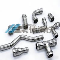 China 304 316 Stainless Steel Pipe Compression Fittings NPS 1/2 to 3 High Corrosion Resistance for sale