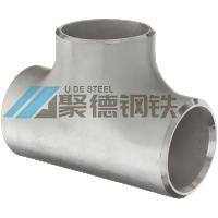 China ASTM A182 316L Stainless Steel Equal Tee Pipe Fitting SCH 5S High Corrosion Resistance for Pipeline Connections for sale