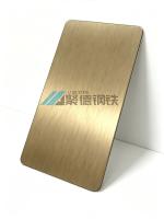 China MT-023 Coloured Clad Hairline Finish Stainless Steel Sheet 0.4-20mm High Corrosion Resistance for sale