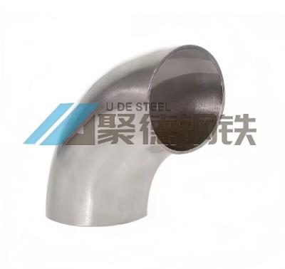China 90 Degree Long Radius Elbow 304SS 316SS Stainless Steel Seamless Forged ASME B16.9 Butt Weld Pipe Fitting for sale