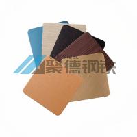 China 304 316L Decorative Colored Brushed Stainless Steel Sheet Custom Size 2B Finish for sale
