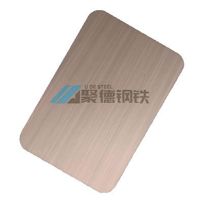 China 304 316 Antique Copper Stainless Steel Sheet 0.3mm-10mm Custom Sizes for Elevator Frame Decoration for sale