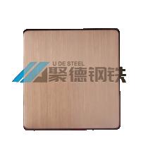 China 304 316 Brushed Stainless Steel Plate Vacuum Titanium Plating Colored Decorative Sheet 0.5mm 1.0mm for sale