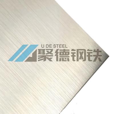 China Austenitic Brushed Stainless Steel Sheet 304 316L 0.3-20mm Hairline Finish Decorative Plate for sale