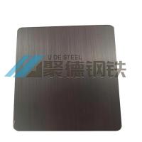 China 304 316 Brushed Hairline Stainless Steel Sheet 0.5-2mm Decorative Color Plate for sale