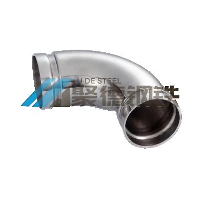 China ASTM 304 316 Stainless Steel Grooved 90 Degree Elbow Pipe Fittings 2 Inch High Pressure for sale