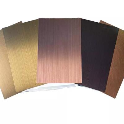 China 304 Colored Stainless Steel Sheet Plate 0.3-3.0mm Thickness for Machinery Manufacture for sale