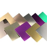 China ASTM Golden Color Mirror Finish Decor Colored Stainless Steel Sheet 0.1-6.5mm for Kitchen for sale