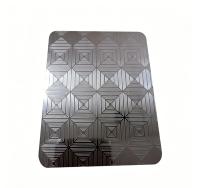 China 304 Wood Grain Transfer Brushed Stainless Steel Sheet 1219x2438mm Outdoor Decorative Plate for sale