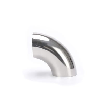 China Stainless Steel Seamless 45 Degree Elbow Pipe Fitting Mirror Polished 304 316L for sale