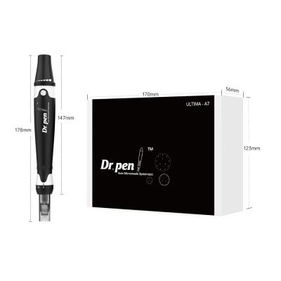 China Electric Ultima A7 Derma Pen For Professional Use Microneedle Therapy Eyebrow Eyeline Skin Care Micro Needling Pen for sale
