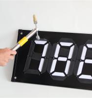 China Water Resistant Magnetic Digital Gas Price Display - 180mm to 280mm Digit Height with Telescopic Adjustment Rod for sale