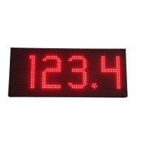 China IP65 Waterproof LED Display Board Gas Station Pylon Sign - 240W Power, 25mm Thickness, DC24V Operation for sale