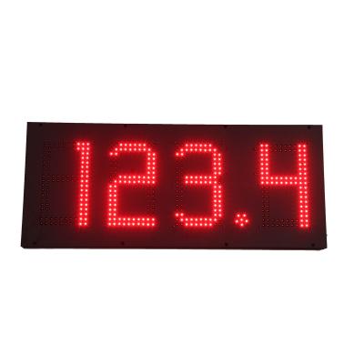China IP65 Waterproof LED Display Board Gas Station Pylon Sign - 240W Power, 25mm Thickness, DC24V Operation for sale