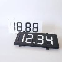 China ASA ABS Adjustable Digital 7-Segment Display Panel 266×113×20mm with 75mm Digits for Price and Time Display for sale