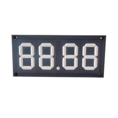 China 260×120mm Digital Timer Display Panel with 75mm Digits - Adjustable Price & Time Board for Outdoor Use for sale
