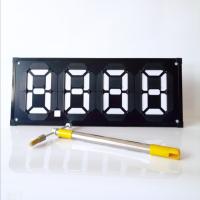 China Reflective Fuel Price Flip Signs 180-280mm Digit Height for Gas Station Digital Display Boards for sale