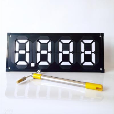 China Reflective Fuel Price Flip Signs 180-280mm Digit Height for Gas Station Digital Display Boards for sale