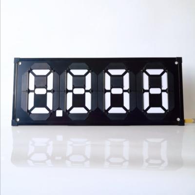 China 10mm Ultra Thin Seven Segment Display Board Reflective Fuel Price Flip Sign 700×280mm for sale