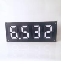 China Outdoor Waterproof Fuel Price Flip Signs 7 Segment Magnetic Digital Boards 700×280×10mm 180mm Digit Height for sale