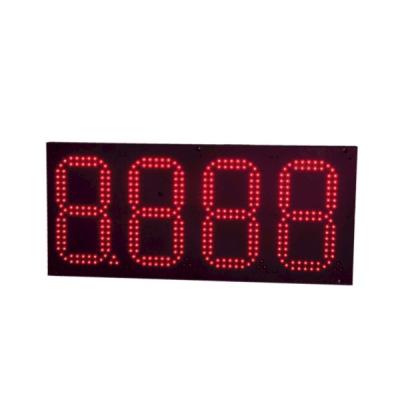 China 10inch IP65 Waterproof LED Gas Price Sign with RF Remote Control - DC24V 25mm Thickness for sale