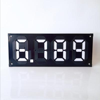 China IP65 Reflective Gas Station LED Digital Price Display Board with 180-280mm Digit Height and Magnetic Flip Technology for sale