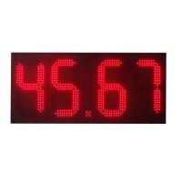 China 240mm Height LED Gas Price Sign with IP65 Waterproof Rating and DC24V Power for Outdoor Digital Display for sale