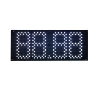 China 25mm Thick IP65 Waterproof LED Gas Station Price Sign with 170mm Characters and Remote Control for sale
