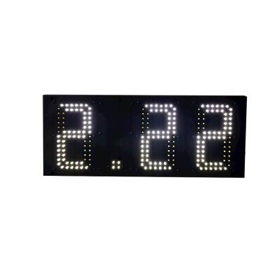 China IP65 7-Segment LED Gas Price Sign - 170mm Characters, DC24V, Remote Control for Outdoor Fuel Stations for sale