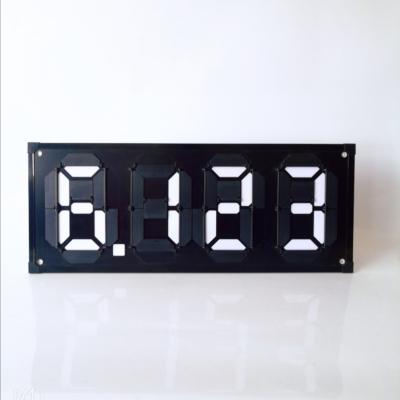 China 700×280×10mm Translucent Fuel Price Flip Signs LED Digital Board for Gas Station with 180-280mm Digit Height for sale