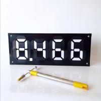 China Waterproof Gas Station Digital Price Sign 700×280×10mm with 3-Year Warranty and Magnetic Flip Display for sale
