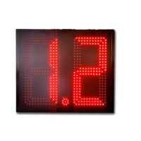 China 600×320mm White LED Gas Price Display Sign with 25mm Ultra-Thin Profile and IP65 Rating for Gas Stations for sale