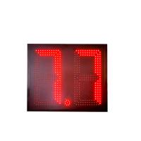 China 13 Inch RED LED Gas Price Changer with IP65 Rating and 24V DC Power - 7 Segment Electronic Display for Fuel Stations for sale