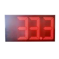 China IP65 Outdoor LED Gas Station Price Display - DC24V Power, 40mm Thickness, 5000CD/㎡ Brightness for sale