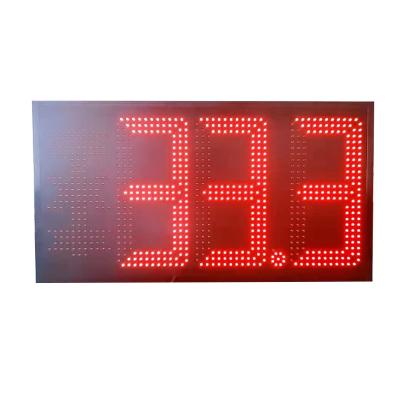 China IP65 Outdoor LED Gas Station Price Display - DC24V Power, 40mm Thickness, 5000CD/㎡ Brightness for sale