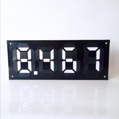 China Magnetic Flip Digital Display Board 180-280mm Fuel Price Signs with Flexible Magnetic Rod Adjustment for sale