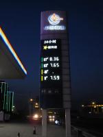 China Magnetic Flip Digital Display Board 180-280mm Fuel Price Signs with Flexible Magnetic Rod Adjustment for sale